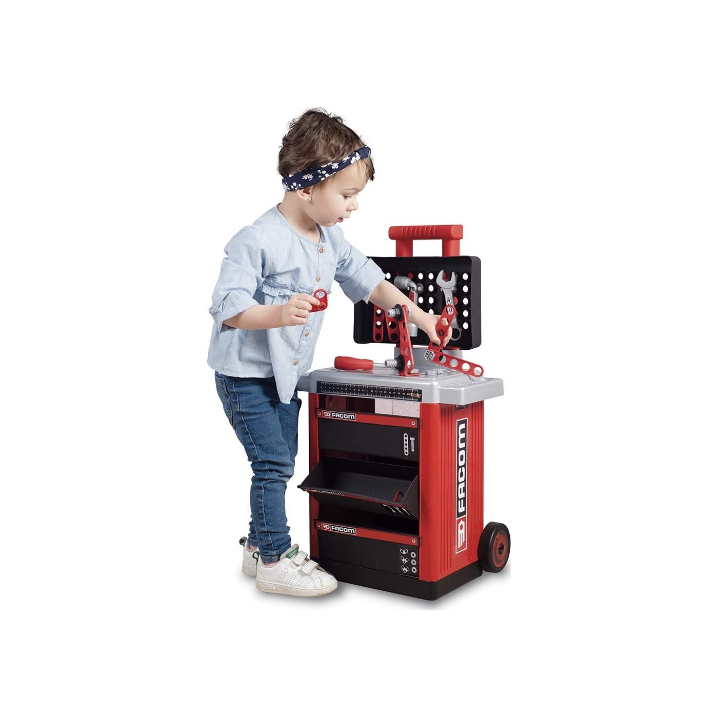 Smoby Facom Children's Craft Tool With Carry Handle 31 Accessories ...